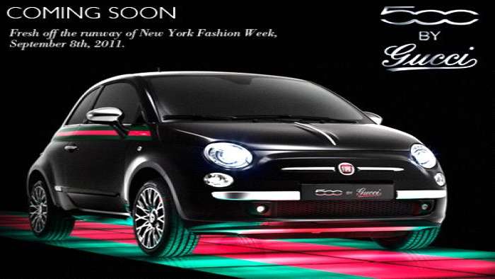 The Fiat 500 gets a Gucci makeover for Fashion Week